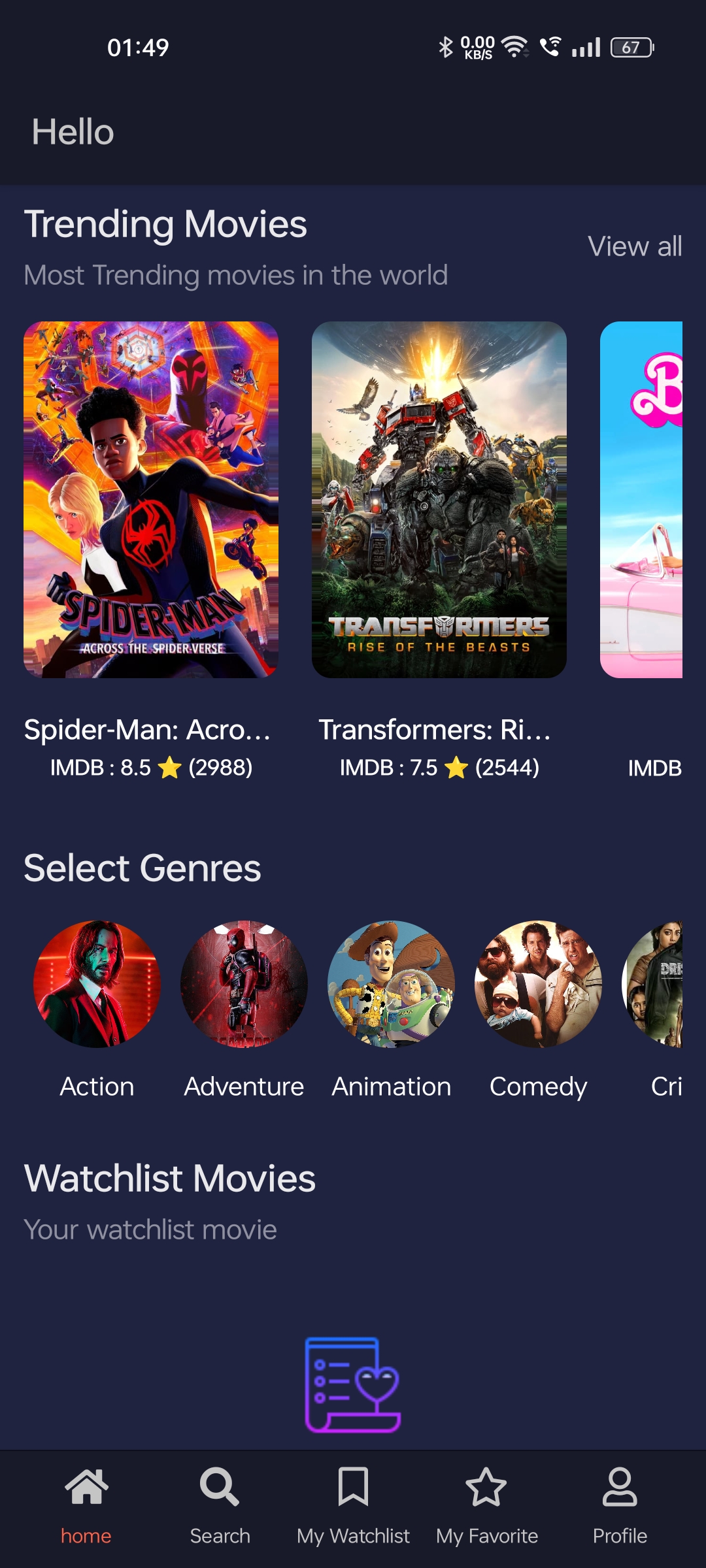 Movie App Movieapp React Native 